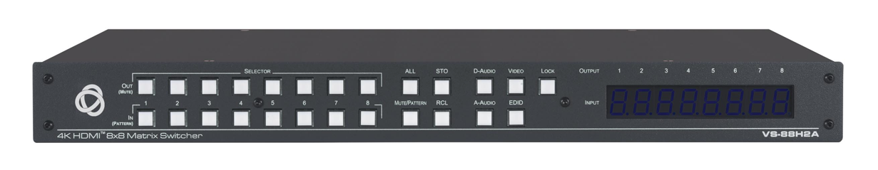 Kramer VS-88H2A - Матричный коммутатор 8х8 HDMI с эмбедированием ...